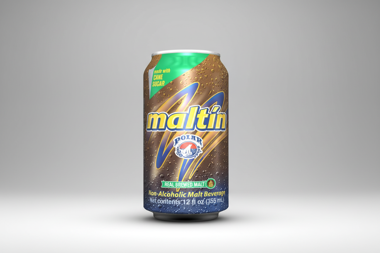 non alcoholic Maltin Polar can 355ml – Hola Souq